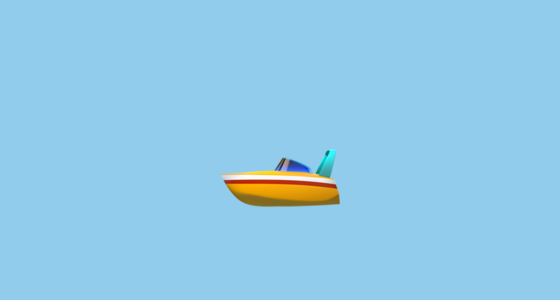 🚤 Speedboat Emoji on Apple iOS 11.1