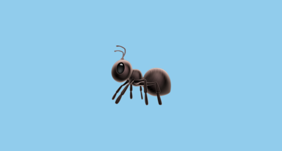 🐜 Semut Emoji on Apple iOS 11.2