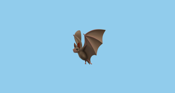 🦇 Bat Emoji on Apple iOS 11.2