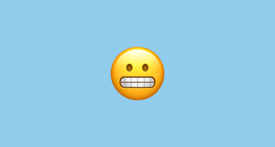 😬 Grimacing Face Emoji on Apple iOS 11.2