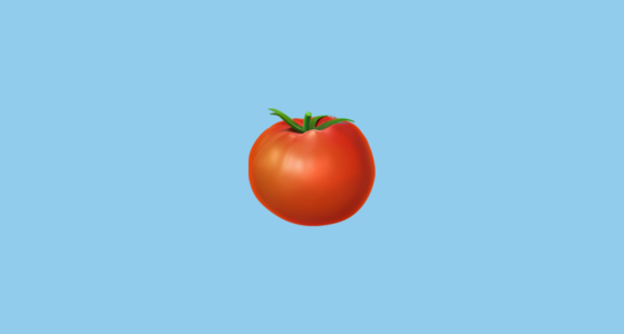 🍅 Tomato Emoji on Apple iOS 11.2