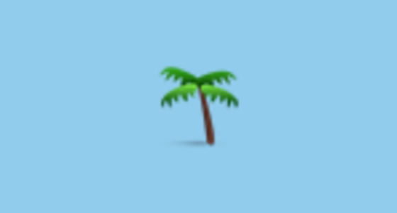 🌴 Palmboom Emoji on Apple iPhone OS 2.2