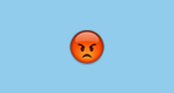😡 Enraged Face Emoji on Apple iPhone OS 2.2