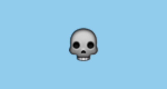 💀 Teschio Emoji on Apple iPhone OS 2.2