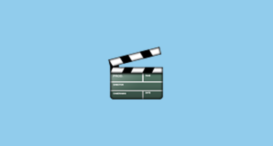 🎬 Clapper Board Emoji on Apple iOS 4.0
