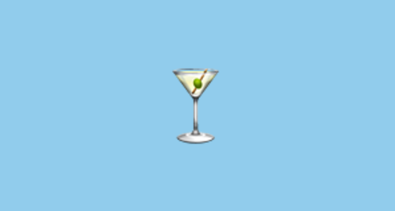 🍸 Cocktail Glass Emoji on Apple iOS 4.0
