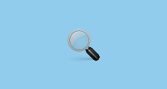 🔍 Magnifying Glass Tilted Left Emoji on Apple iOS 4.0