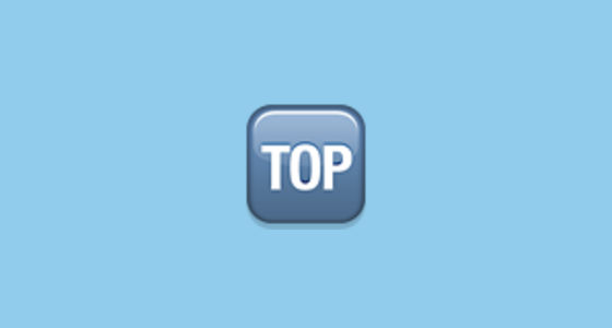 🔝 Flecha Top Emoji on Apple iOS 4.0
