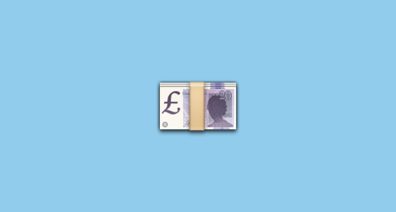 💷 Pound Banknote Emoji on Apple iOS 5.1