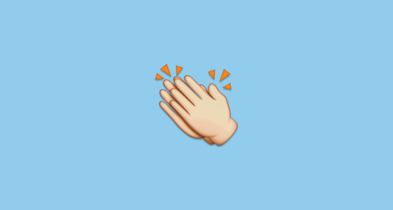 👏 Clapping Hands Emoji on Apple iOS 5.1