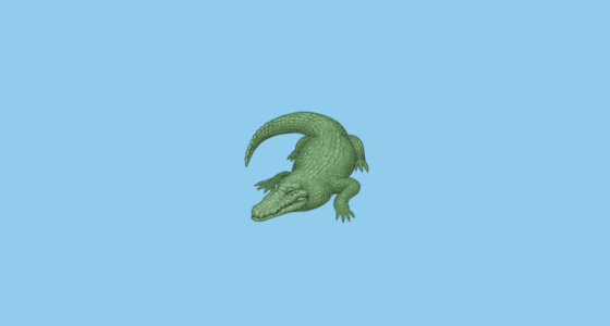 🐊 Crocodile Emoji on Apple iOS 5.1