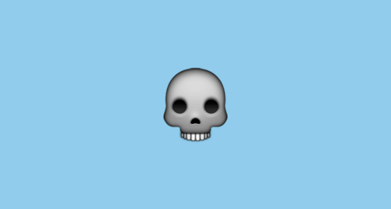 💀 Skull Emoji on Apple iOS 5.1