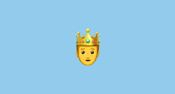 🤴 Príncipe Emoji on Apple iOS 11.3
