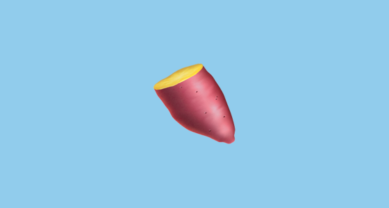 🍠 Batata Assada Emoji on Apple iOS 11.3