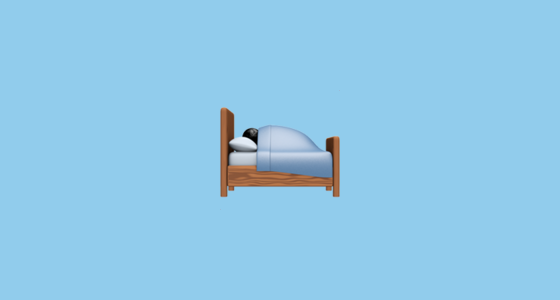 🛌 Person in Bed Emoji on Apple iOS 11.3