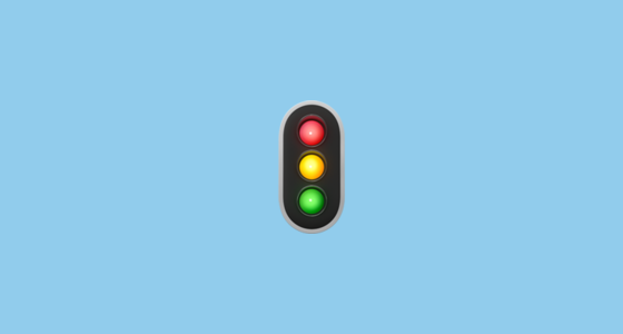 🚦 Vertical Traffic Light Emoji on Apple iOS 11.3