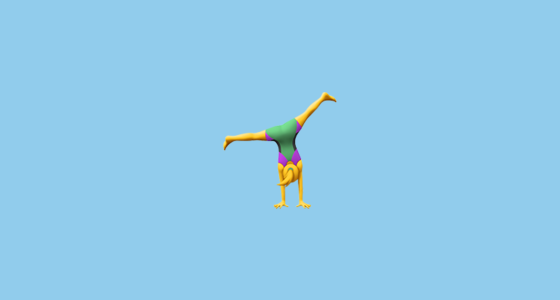 🤸‍♀️ Woman Cartwheeling Emoji on Apple iOS 11.3
