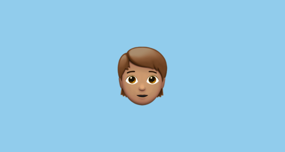 🧑🏽 Person: Medium Skin Tone Emoji on Apple iOS 12.1