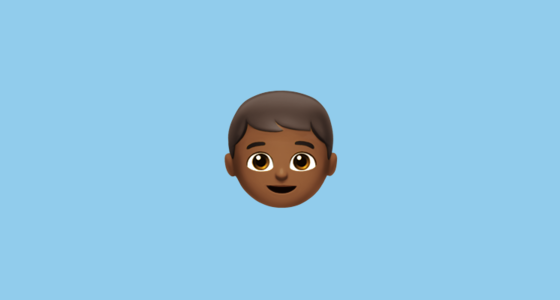 👦🏾 Boy: Medium-Dark Skin Tone Emoji on Apple iOS 12.1