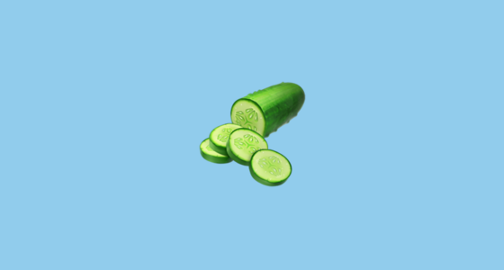 🥒 Cucumber Emoji on Apple iOS 12.1