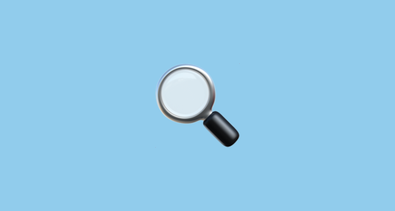 🔍 Magnifying Glass Tilted Left Emoji on Apple iOS 12.1