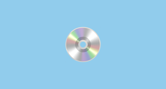 💿 Optical Disk Emoji on Apple iOS 12.1