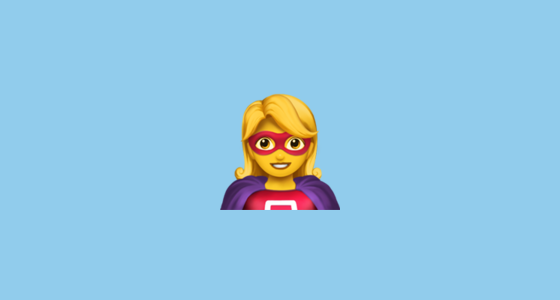 🦸 Superhero Emoji on Apple iOS 12.1