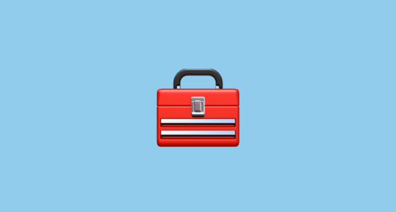 🧰 Toolbox Emoji on Apple iOS 12.1