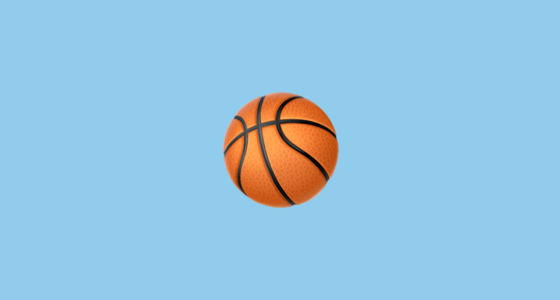 🏀 Basketball Emoji on Apple iOS 12.2