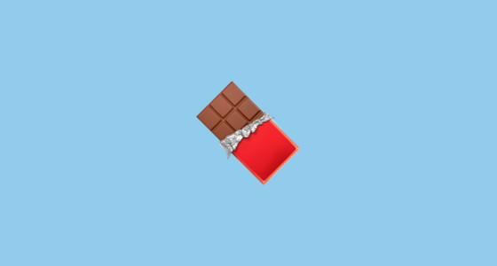 🍫 巧克力 Emoji on Apple iOS 12.2