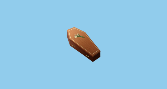 ⚰️ Coffin Emoji on Apple iOS 12.2