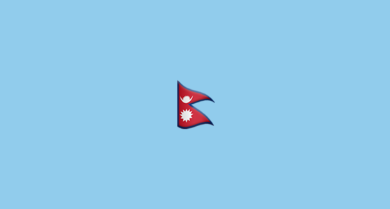 🇳🇵 Flag: Nepal Emoji on Apple iOS 12.2