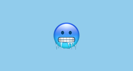 🥶 Cara Con Frío Emoji on Apple iOS 12.2