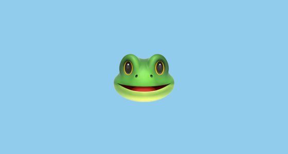 🐸 Sapo Emoji on Apple iOS 12.2
