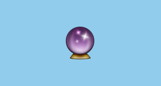 🔮 Crystal Ball Emoji on Apple iOS 6.0