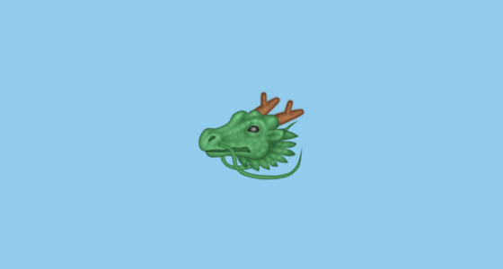 🐲 Dragon Face Emoji on Apple iOS 6.0