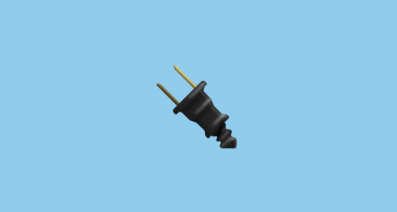 🔌 Electric Plug Emoji on Apple iOS 6.0