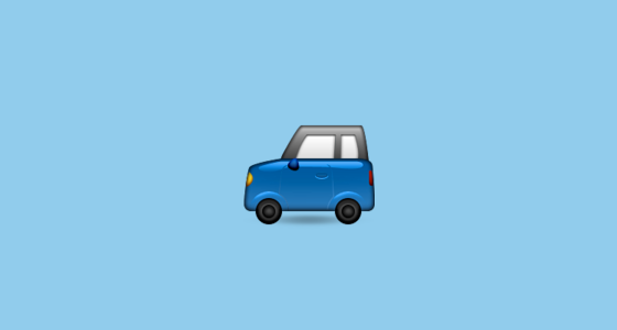 🚙 Vehículo Deportivo Utilitario Emoji on Apple iOS 6.0