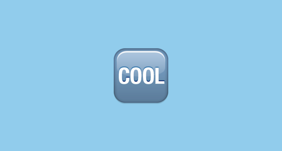 🆒 Cool Button Emoji on Apple iOS 6.0