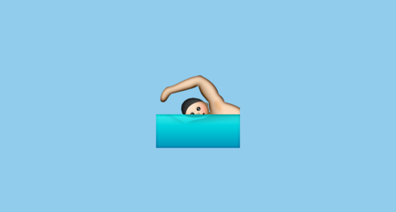 🏊 Person Swimming Emoji on Apple iOS 6.0