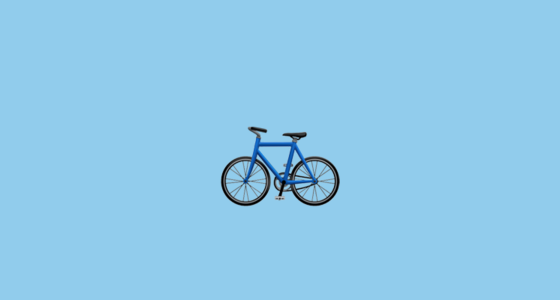 🚲 Fiets Emoji on Apple iOS 13.1