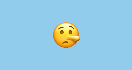 🤥 Visage De Menteur Emoji on Apple iOS 13.1