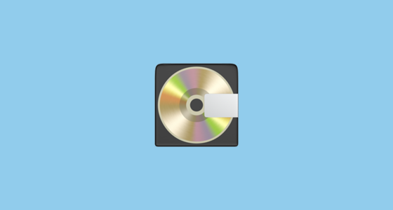 💽 Minidisc Emoji on Apple iOS 13.1