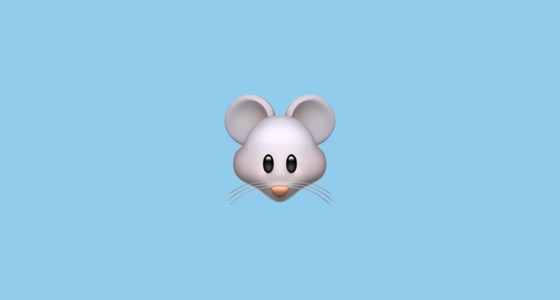 🐭 Mouse Face Emoji on Apple iOS 13.1