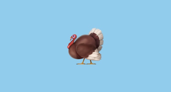 🦃 Turkey Emoji on Apple iOS 13.1