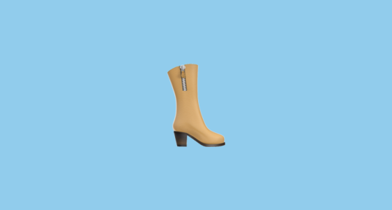 👢 Woman’s Boot Emoji on Apple iOS 13.1