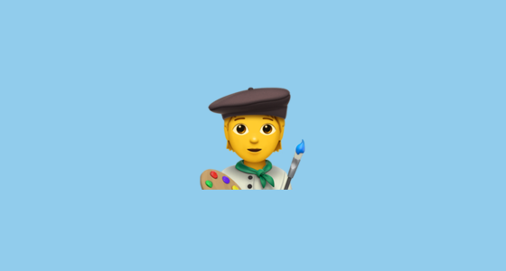 🧑‍🎨 Artiste Emoji on Apple iOS 13.2