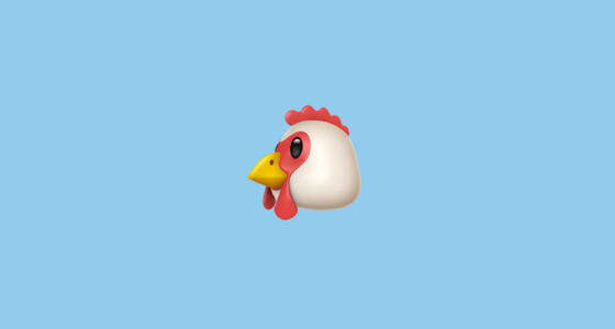 🐔 Chicken Emoji on Apple iOS 13.2