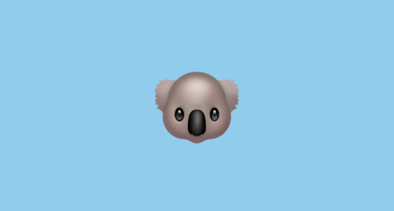 🐨 Koala Emoji on Apple iOS 13.2