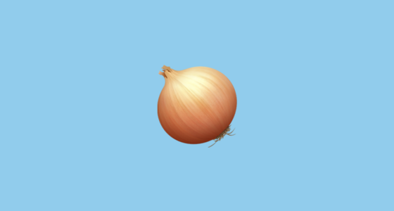 🧅 Onion Emoji on Apple iOS 13.2